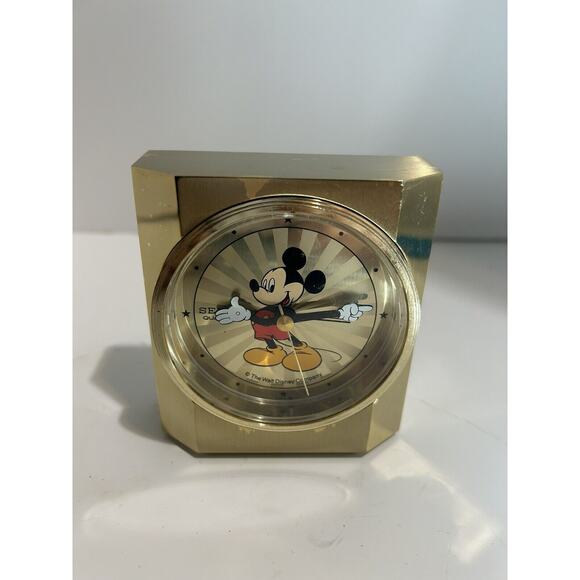 Seiko | Wall Decor | Seiko Quartz Mickey Mouse Desk Alarm Clock Tested ...